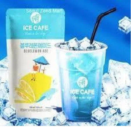 Cool, Refreshing, and Vibrant: Ice Café Blue Lemon Ade 190ml Korean Be ...
