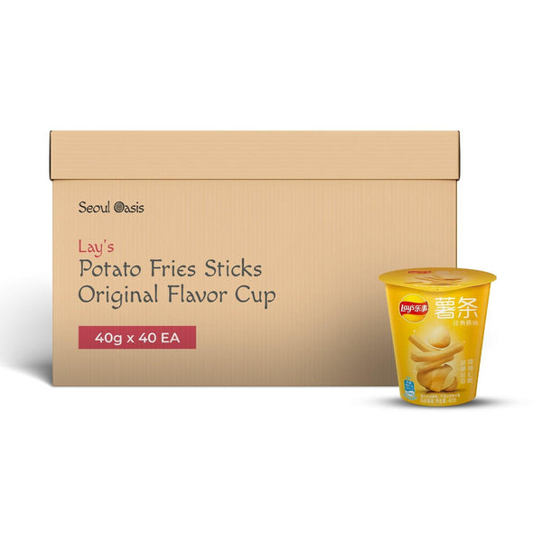 Lays Premium Original Flavor French Fries - 1 carton (40g x 40 cups ...