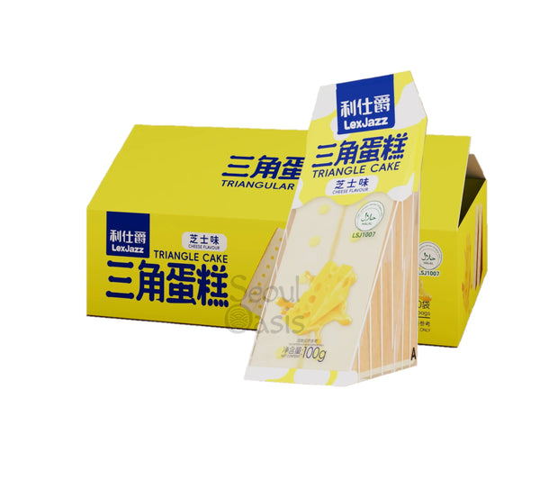 Lex Jazz Triangle Cake Cheese 100g - Carton (20 pieces)